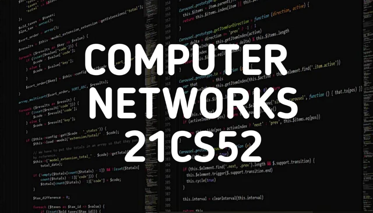 21CS52 Computer Networks - VTU Edge