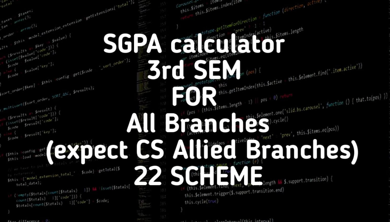 VTU SGPA / CGPA Calculator - VTU Edge